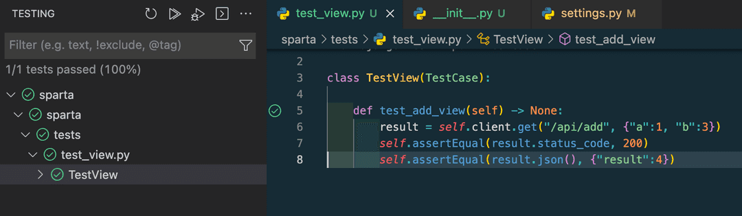 VScode에 Django 테스트 환경 구축하기